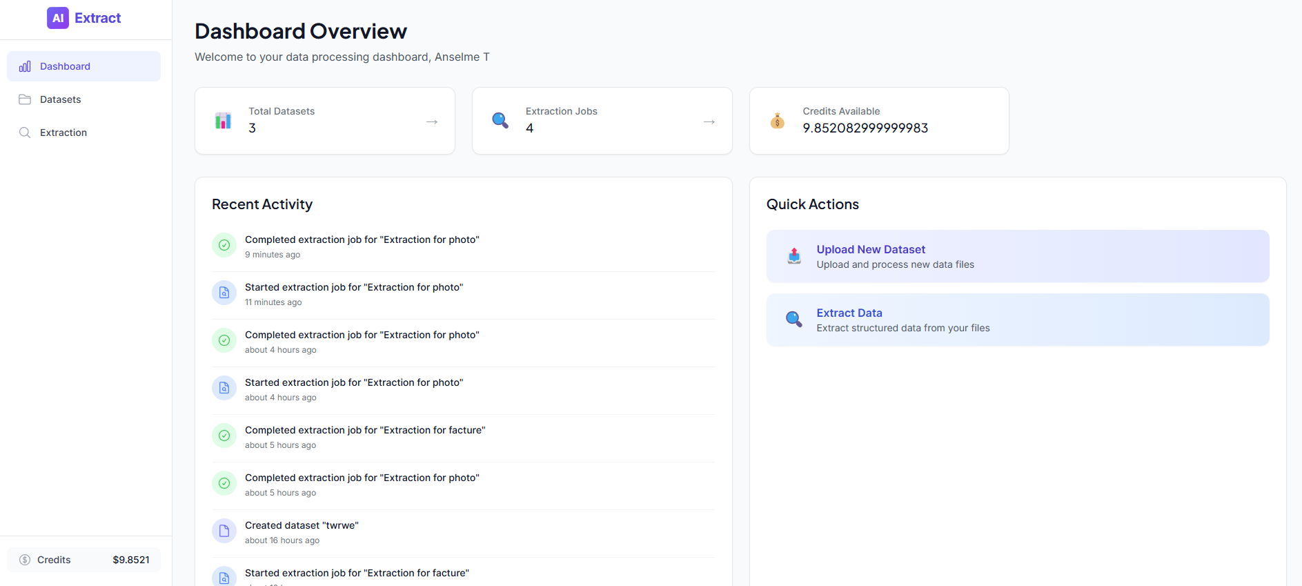 AI Data Extraction & Classification Tool | Extract Structured Data